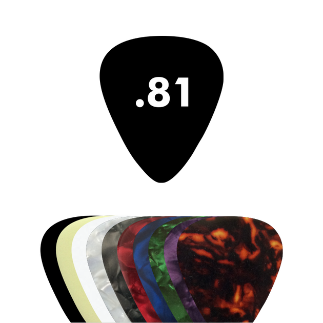 Celluloid - Standard Shape - .81mm– EGO Picks