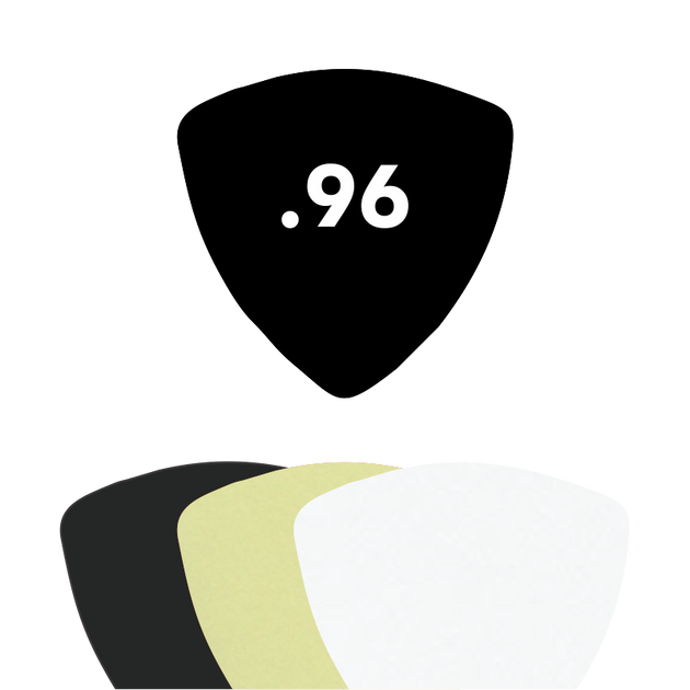 Celluloid - Rounded Triangle Shape - .96mm– EGO Picks