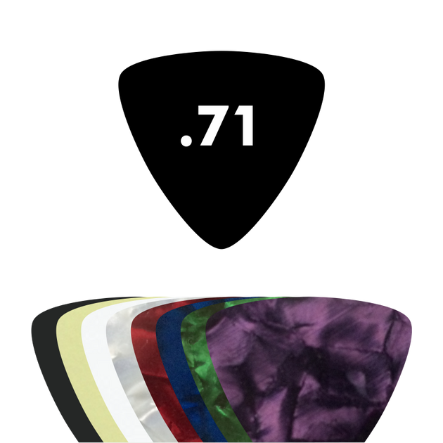 Celluloid - Triangle Shape - .71mm– EGO Picks