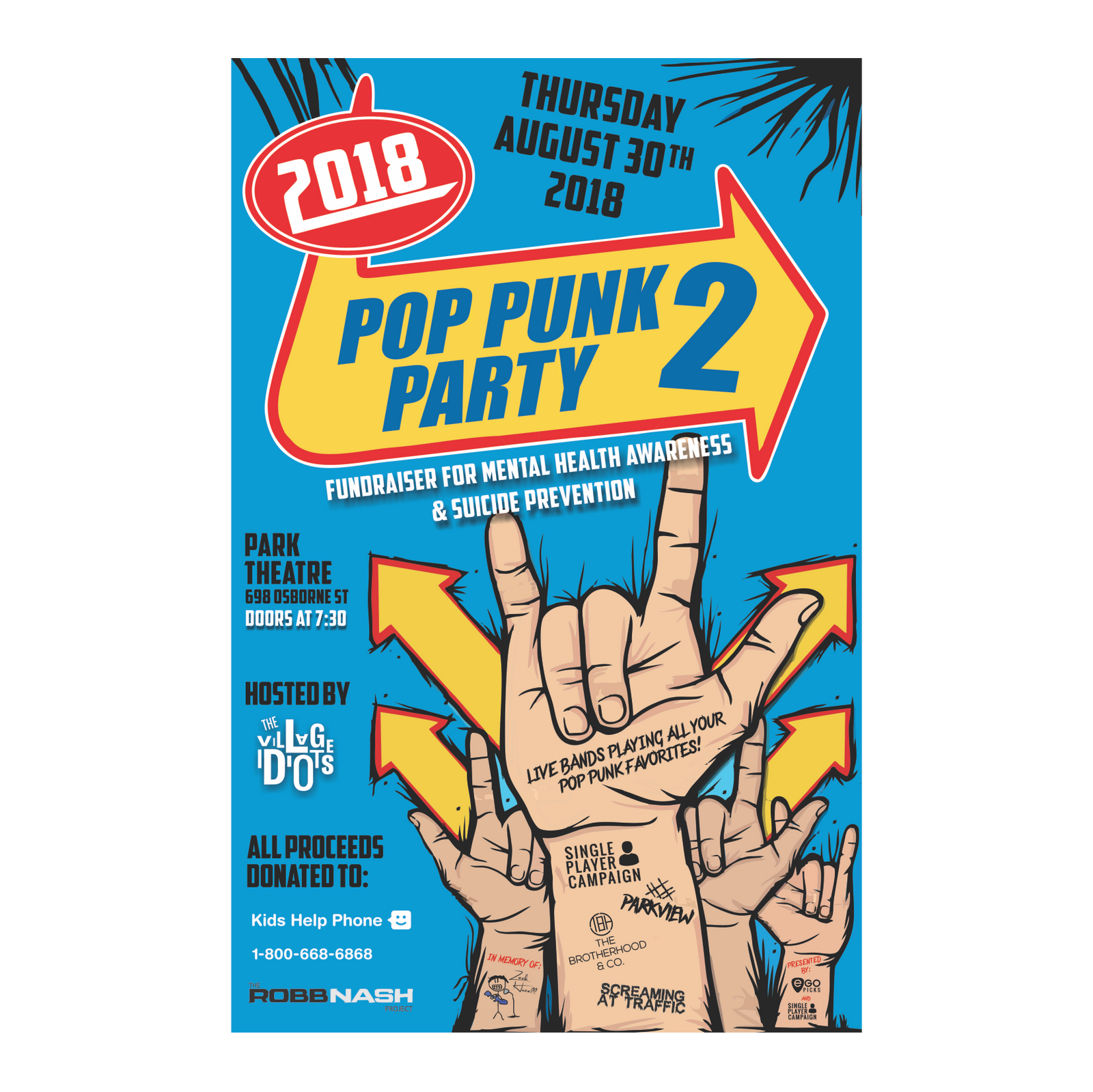 Pop Punk Party Fundraisers– EGO Picks